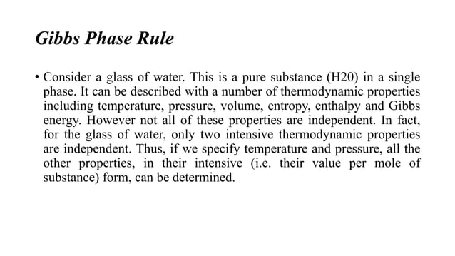 Gibbs phase rule and lever rule | PPTX | Chemistry | Science