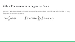 Comparison of GIBBS PHENOMENON based on different basis functions.ppt ...