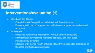Reflection for Learning and Practice in Developing Engineers | PPTX