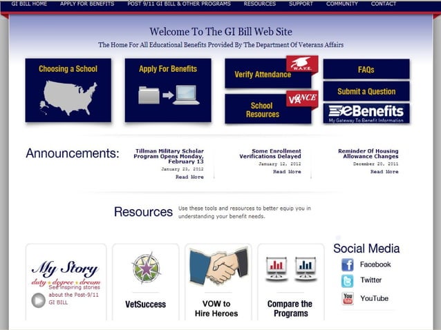 Post 9-11 Gi Bill | PPT | Government Support and Welfare | Financial ...