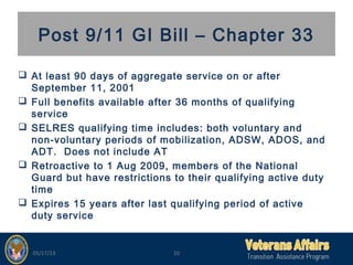 Post 9-11 Gi Bill | PPT