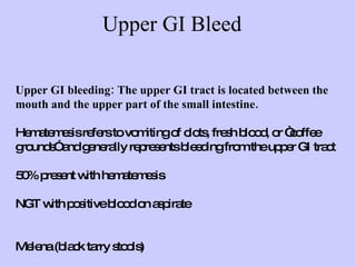 GI Bleeding | PPT
