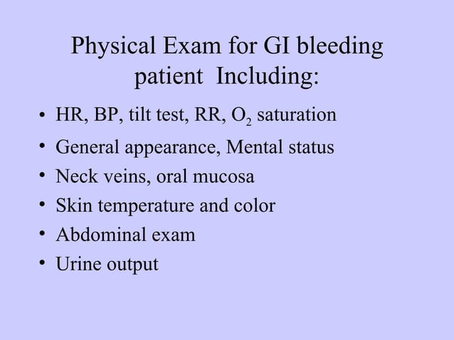 GI Bleeding | PPT