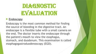 GI BLEED.pptx- introduction, definition, types, causes, signs and ...