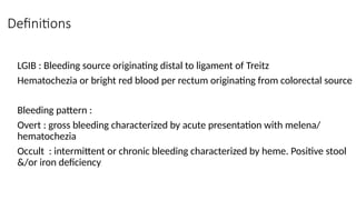 Gastro-intestinal bleed obscure GI bleed.pptx