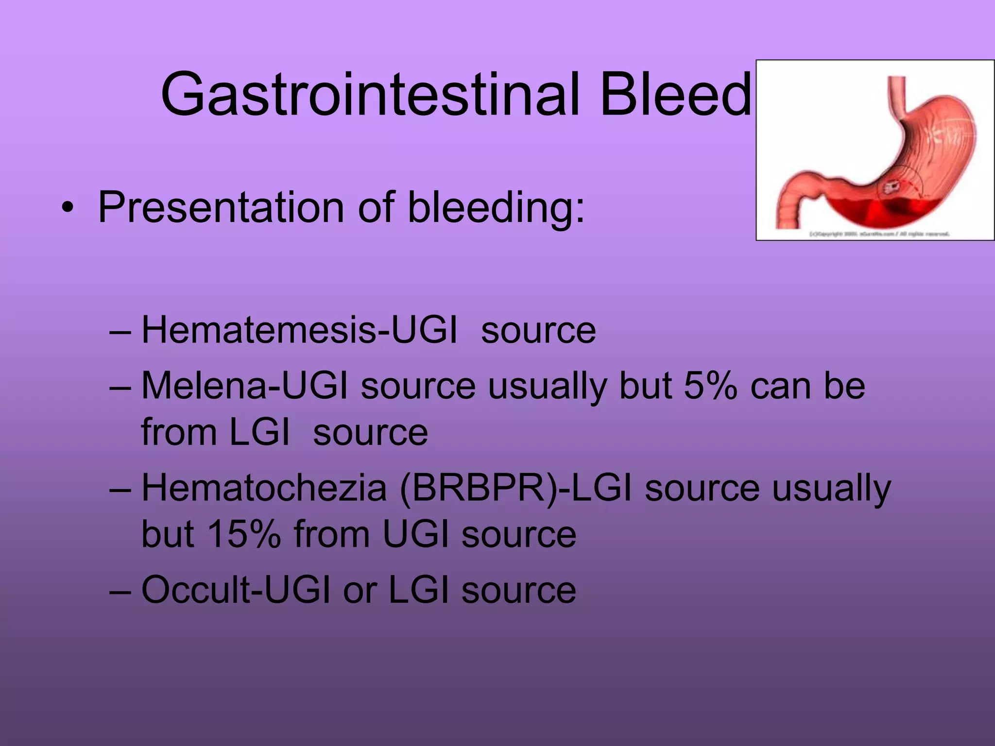 GI BLEED FOR NURSES.ppt