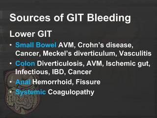 Gi bleeding | PPTX