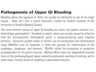 GI Bleeding (Upper and Lower GIB) | PPTX