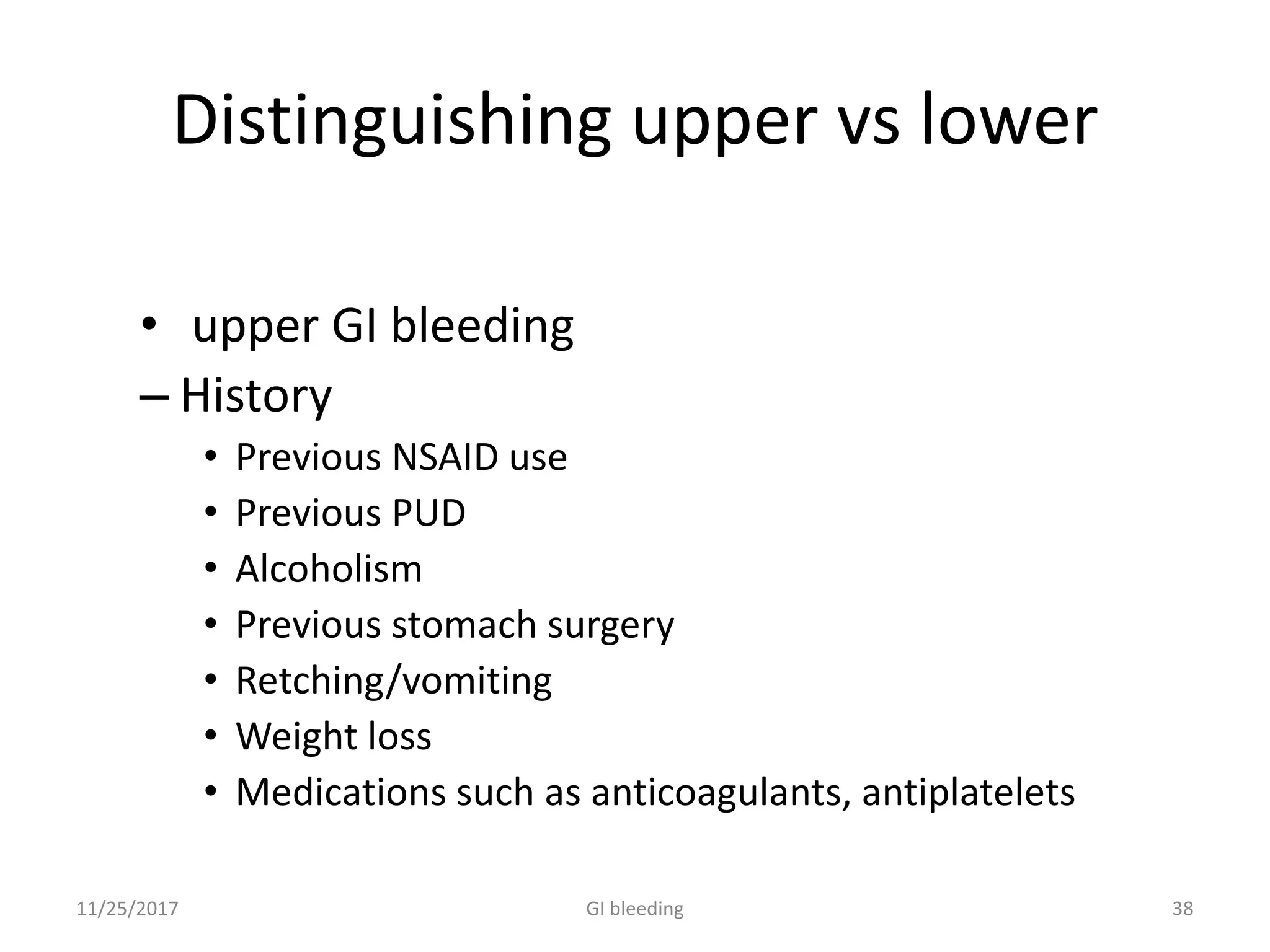 Gi bleeding abdi! | PPTX