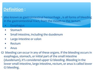 GI bleeding | PPT