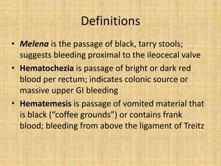 Gi bleed peds awais | PPTX