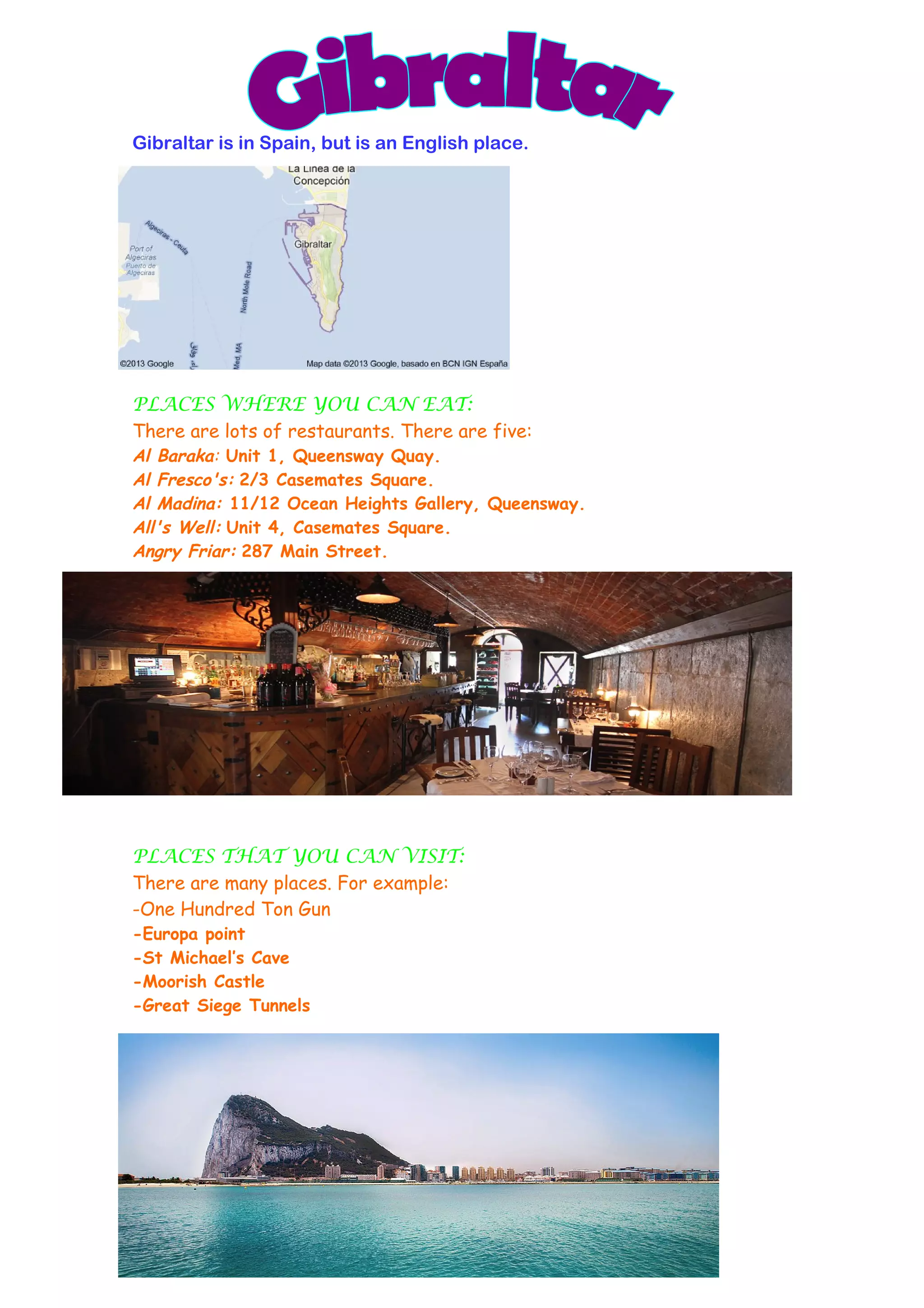 Gibraltar inesh | PDF