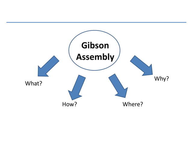 Gibson Assembly in Cloning | PPTX | Chemistry | Science