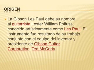 Gibson les paul | PPTX