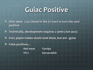 GI Bleeding Summary | PPTX