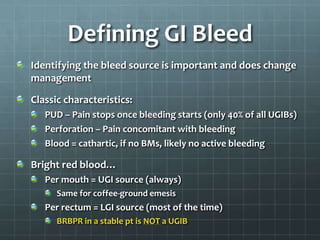 Coffee Ground Emesis