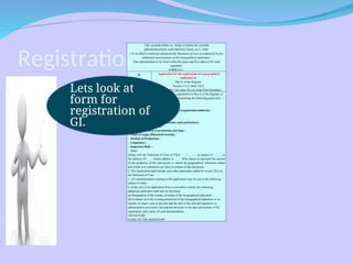 Geography Indication.ppt is all about for indian agriculture | PPT