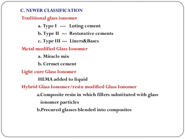 Glass Ionomer cement & it's advancement.