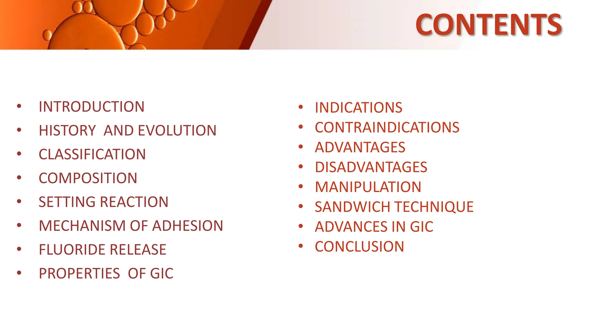 GIC.pptx conservative dentistry and endodontics | PPTX