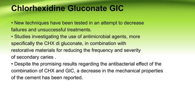 GIC glass inomer restoration recent pptx | PPTX