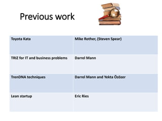 The continuous innovation model - combining Toyota Kata and TRIZ | PPTX ...