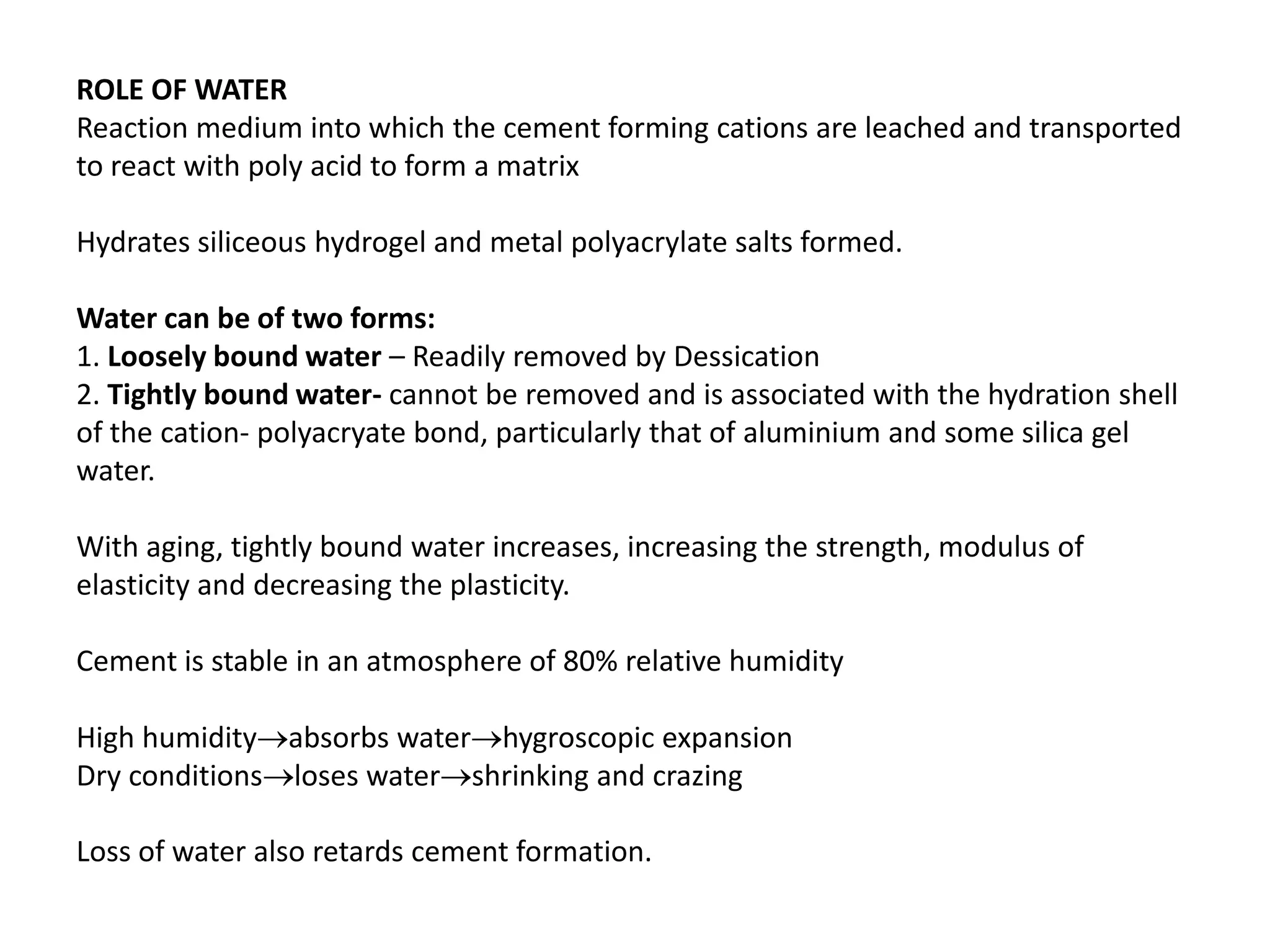 Glass Ionomer Cement (GIC) - Science of Dental materials | PPTX