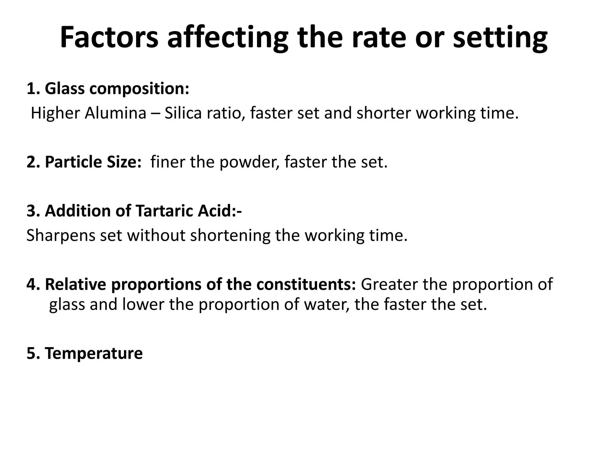 Glass Ionomer Cement (GIC) - Science of Dental materials | PPTX