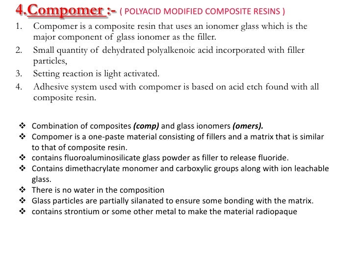 Glass Ionomer Cement (GIC) - Science of Dental materials