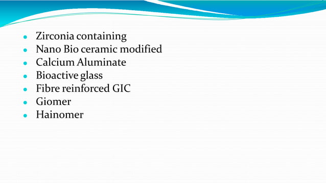 Gic cements | PPTX