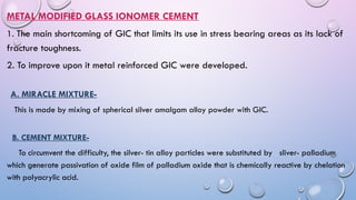 GIC & its Advances Also provides its advantages, disadvantages ...