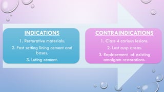 GIC & its Advances Also provides its advantages, disadvantages ...