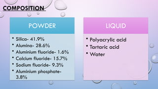 GIC & its Advances Also provides its advantages, disadvantages ...