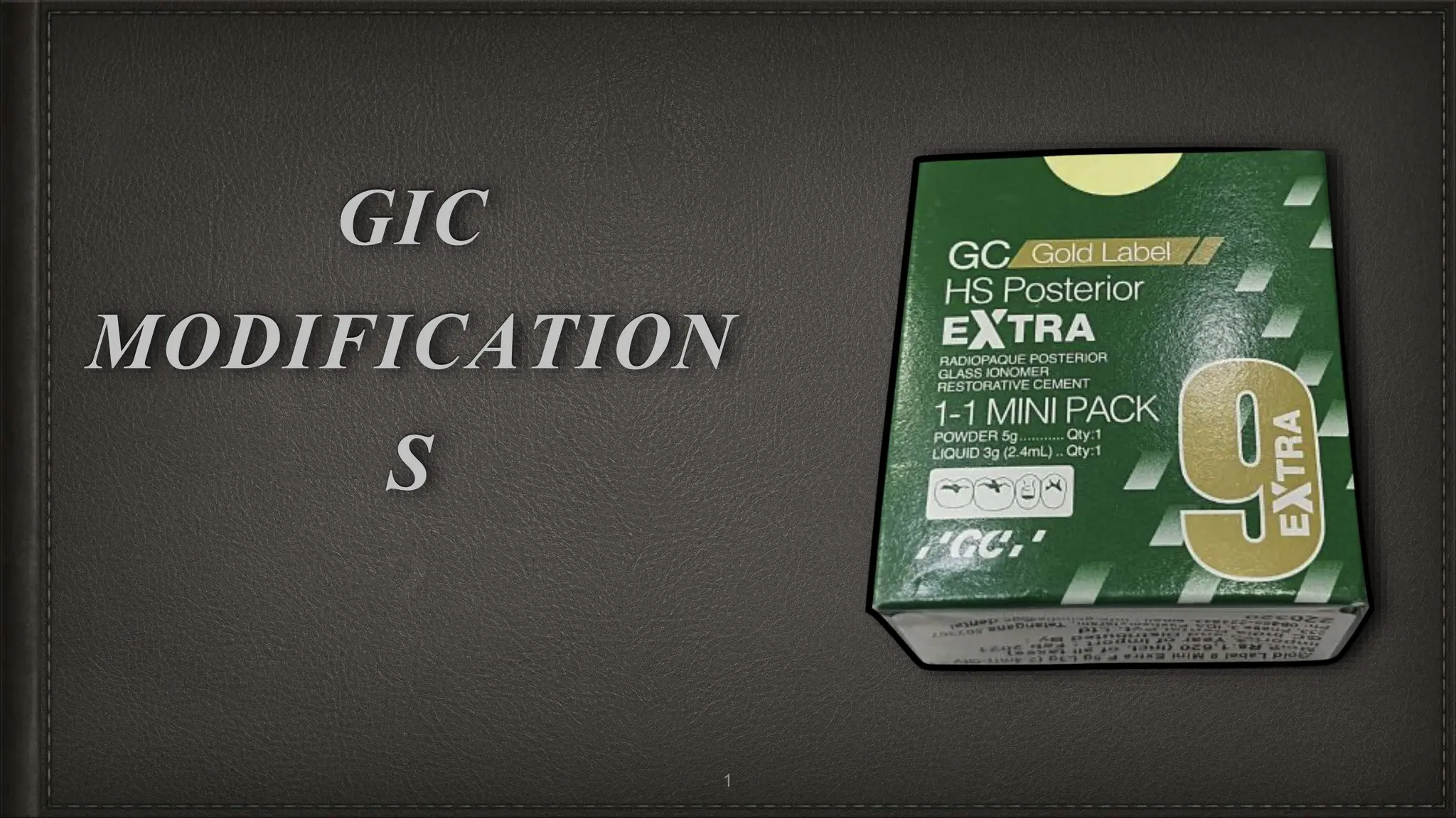 modification done in gic gic gimc gic gic | PPTX
