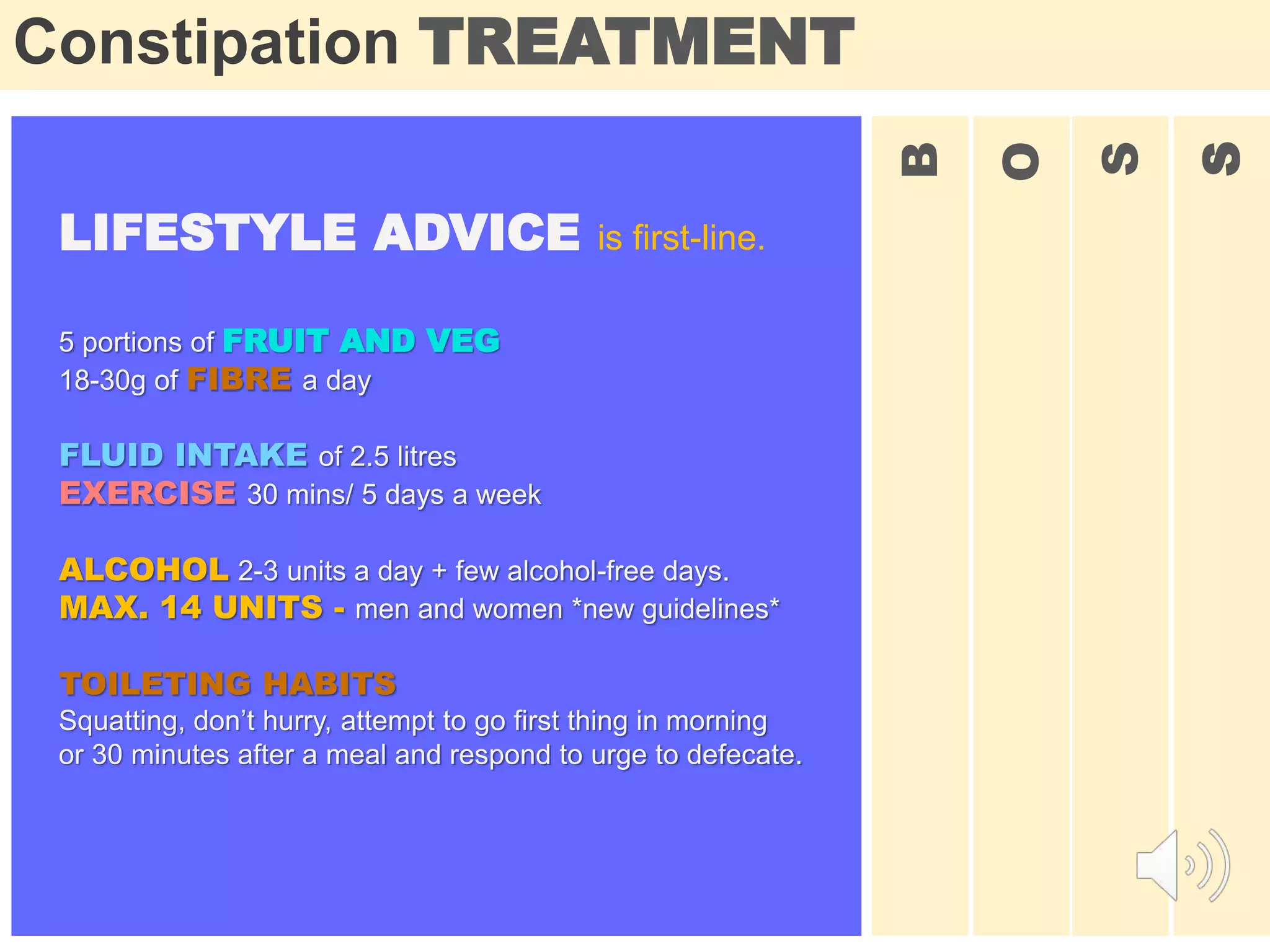 Gi constipation demo mode | PPTX