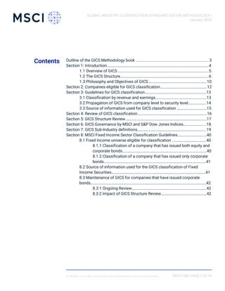 GICS Methodology 2020 to 2024 december valid | PDF
