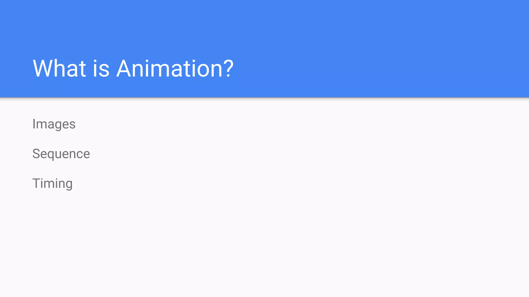 GICT - Introduction to Animation | PPT