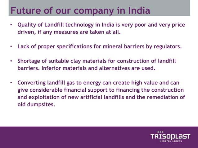 GID - Trisoplast technology and Multriwell system for landfills in ...