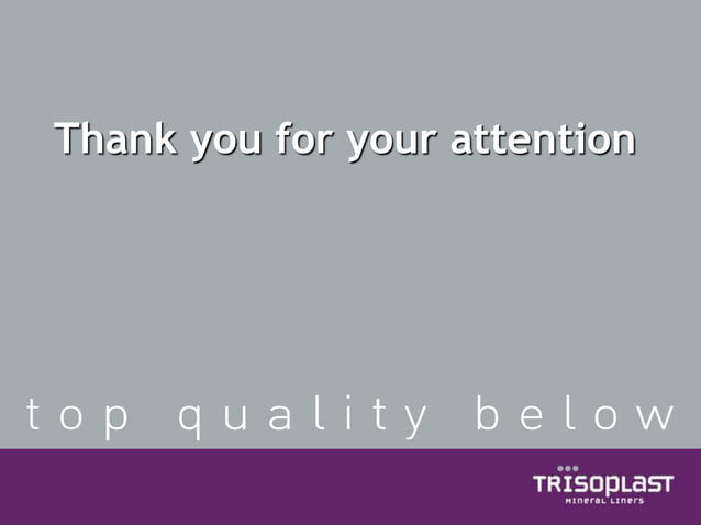 GID - Trisoplast technology and Multriwell system for landfills in ...