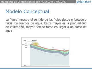 Modelamiento Transporte Contaminantes MODFLOW MT3DMS | PDF