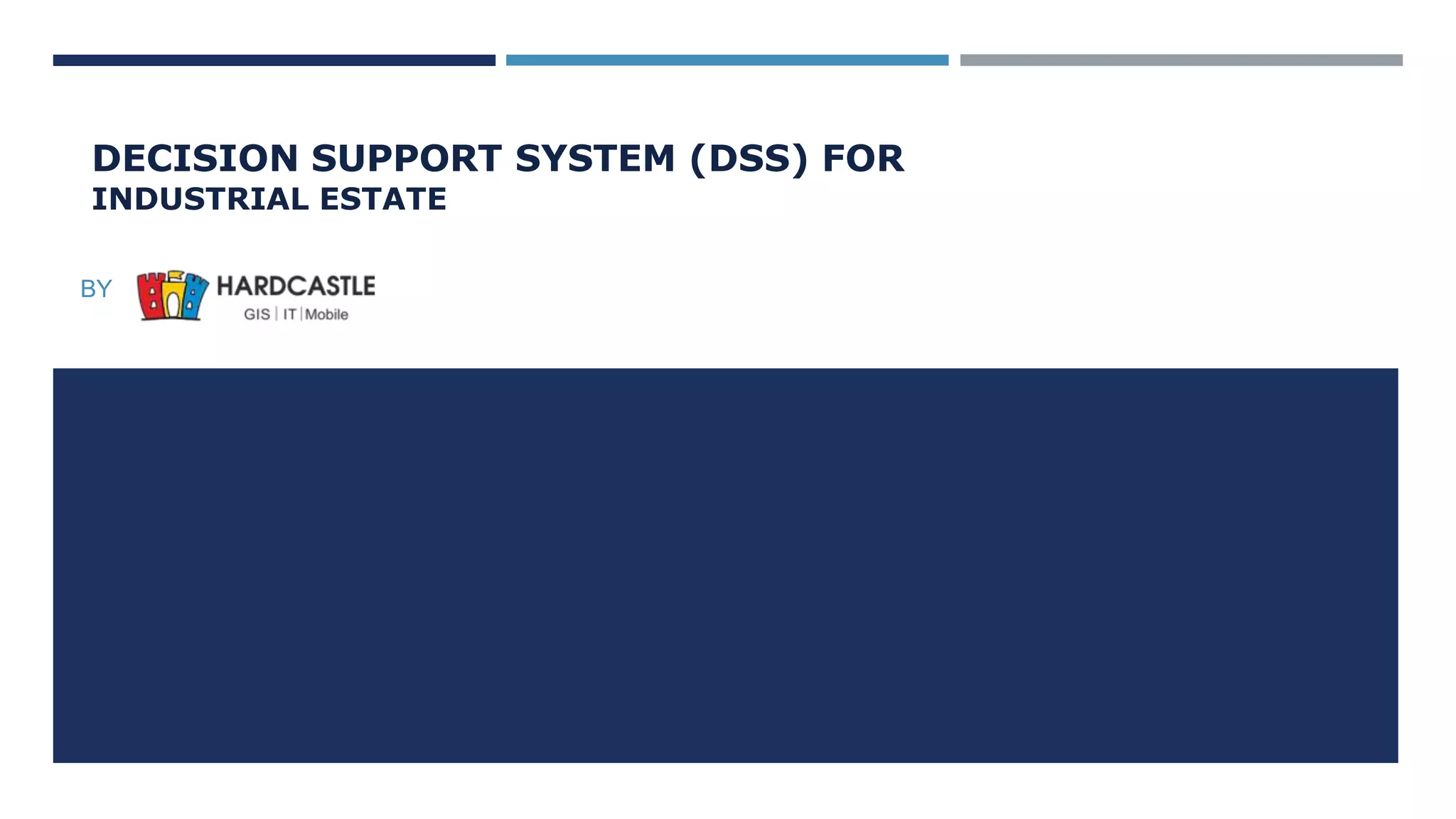 Gis Based Decision Support System Pptx Computer Software And