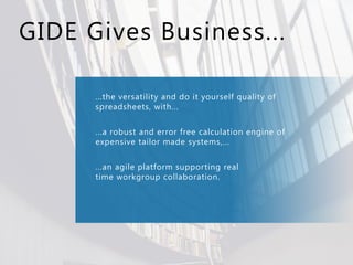 Gide financial modelling software | PDF