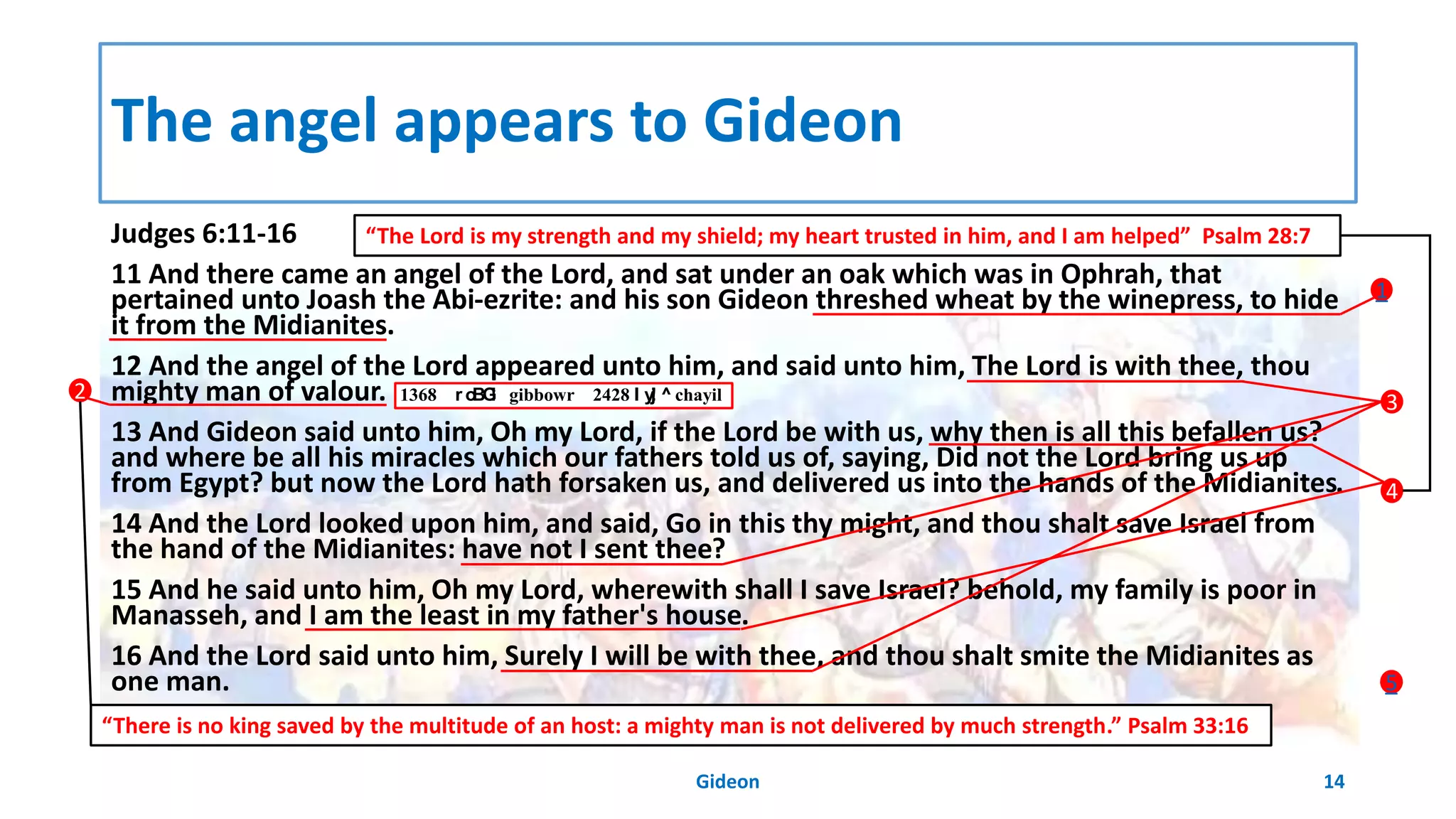 Gideon the judge | PPTX