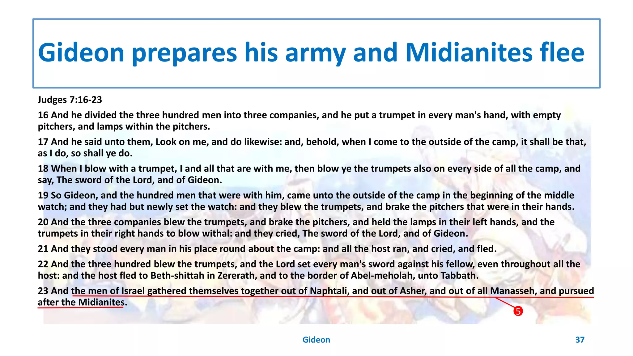 Gideon the judge | PPTX