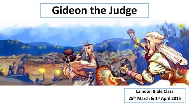 Gideon the judge | PPTX
