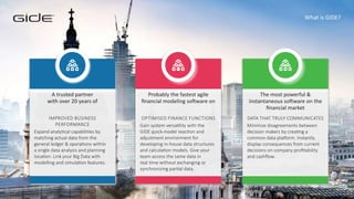 Introducing GIDE Financial Modelling | PPT