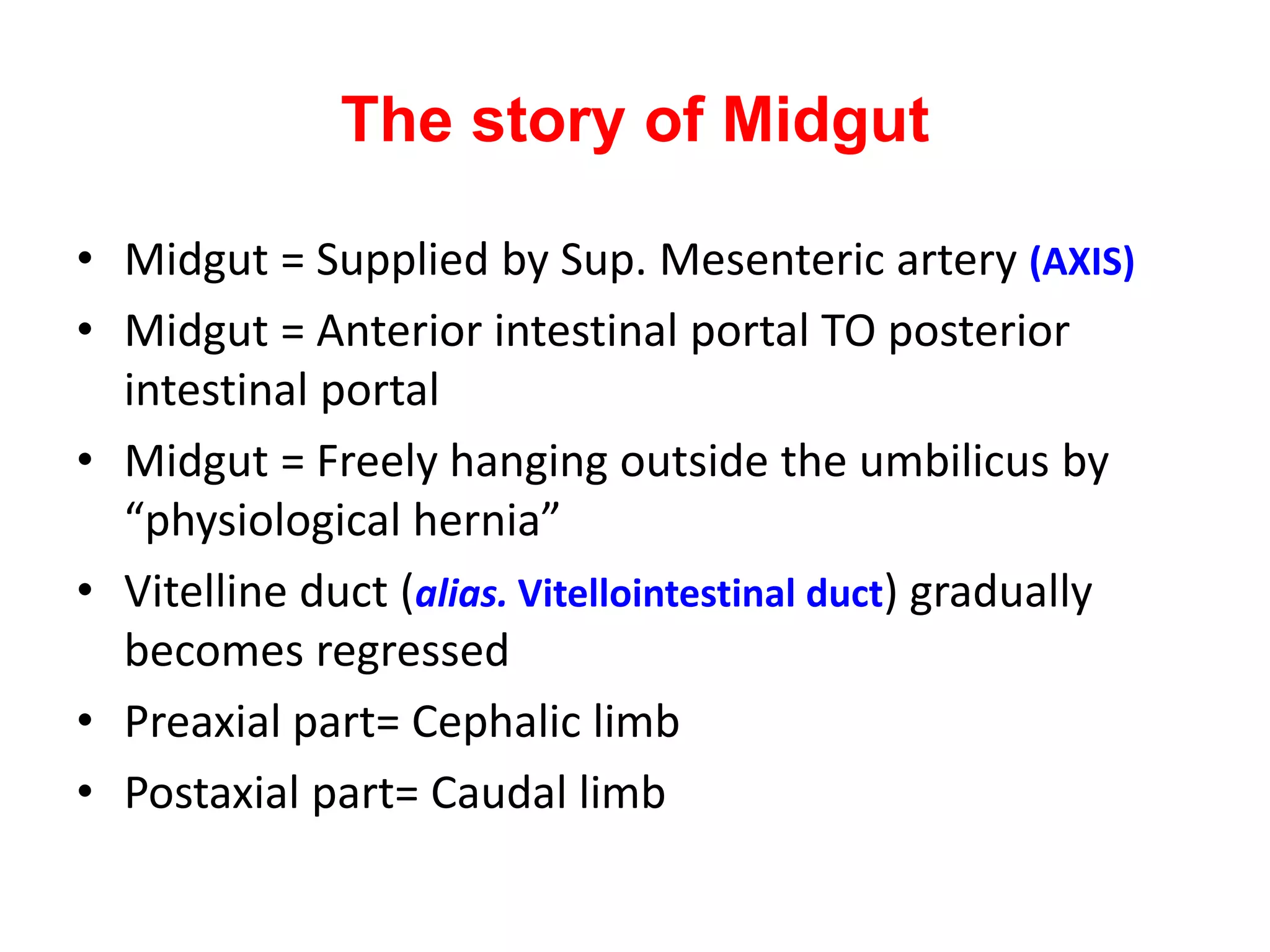 GI development embryology & Concept of Peritoneum | PPTX