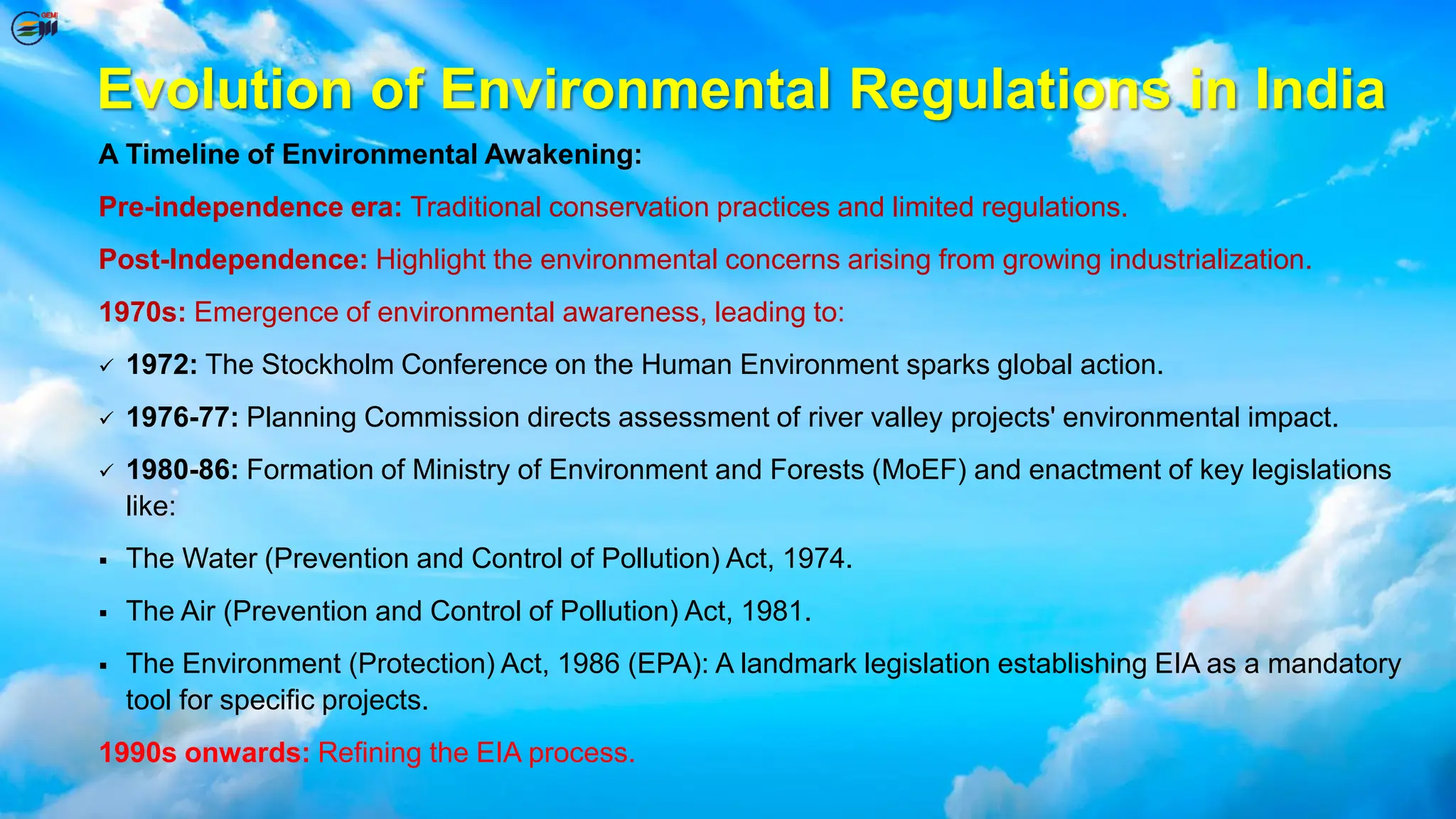 Introduction to EIA in India and Its Evolution | PDF