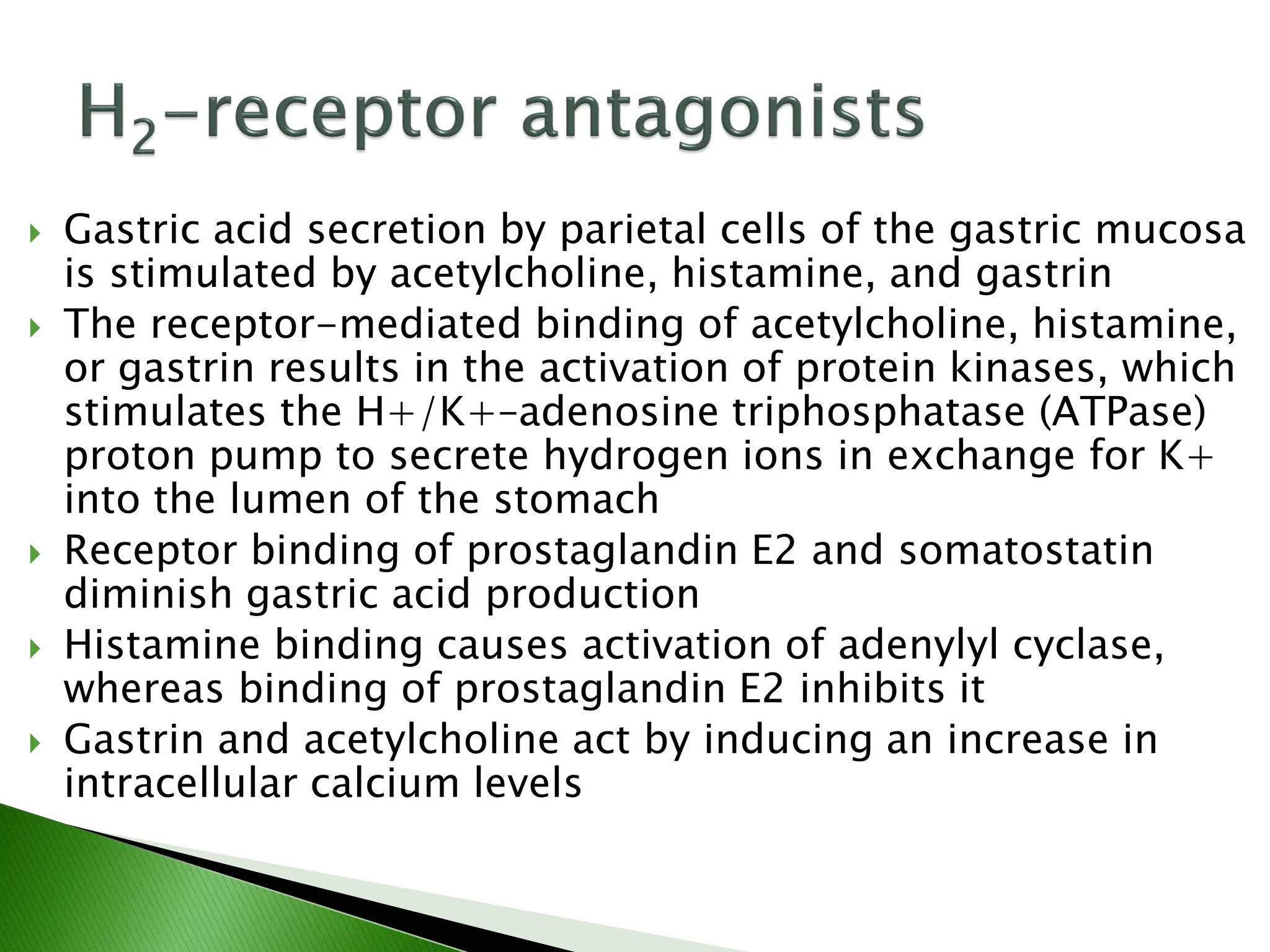 Gastrointestinal drugs - Pharmacology | PDF