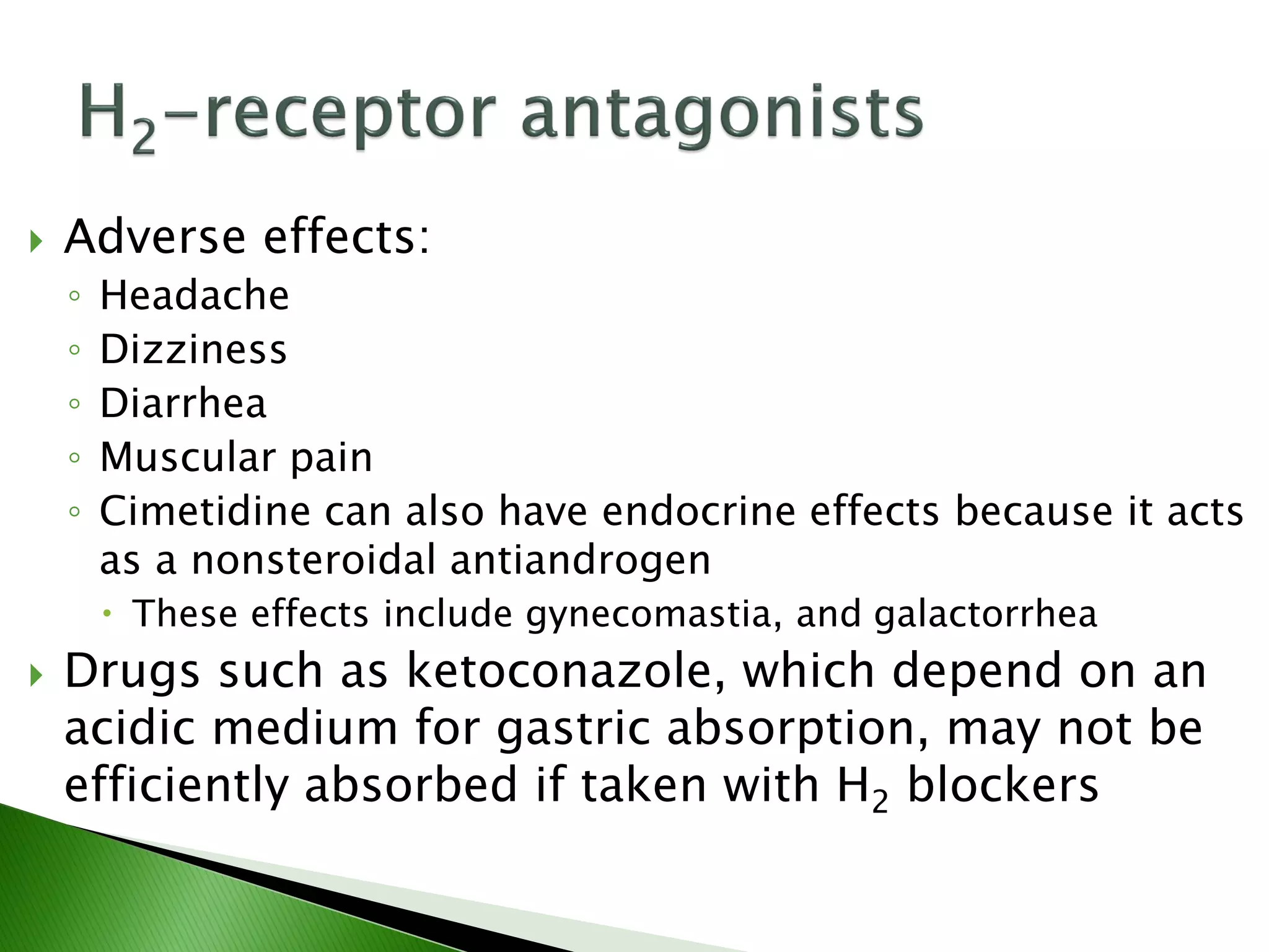 Gastrointestinal drugs - Pharmacology | PDF