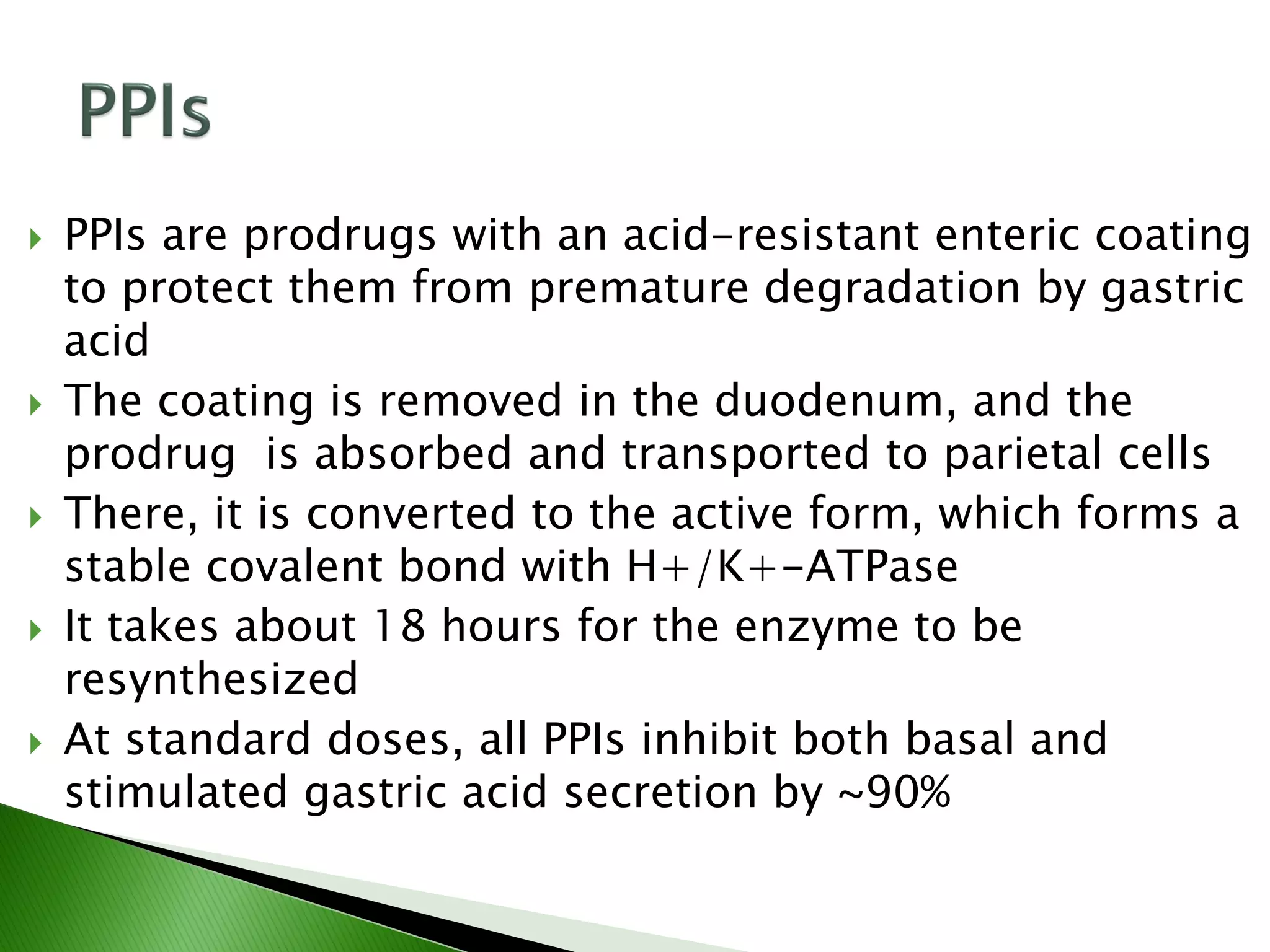 Gastrointestinal drugs - Pharmacology | PDF